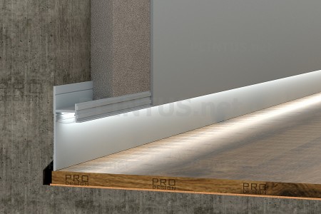 Скрытый теневой плинтус для пола: купить в Москве | Plintus